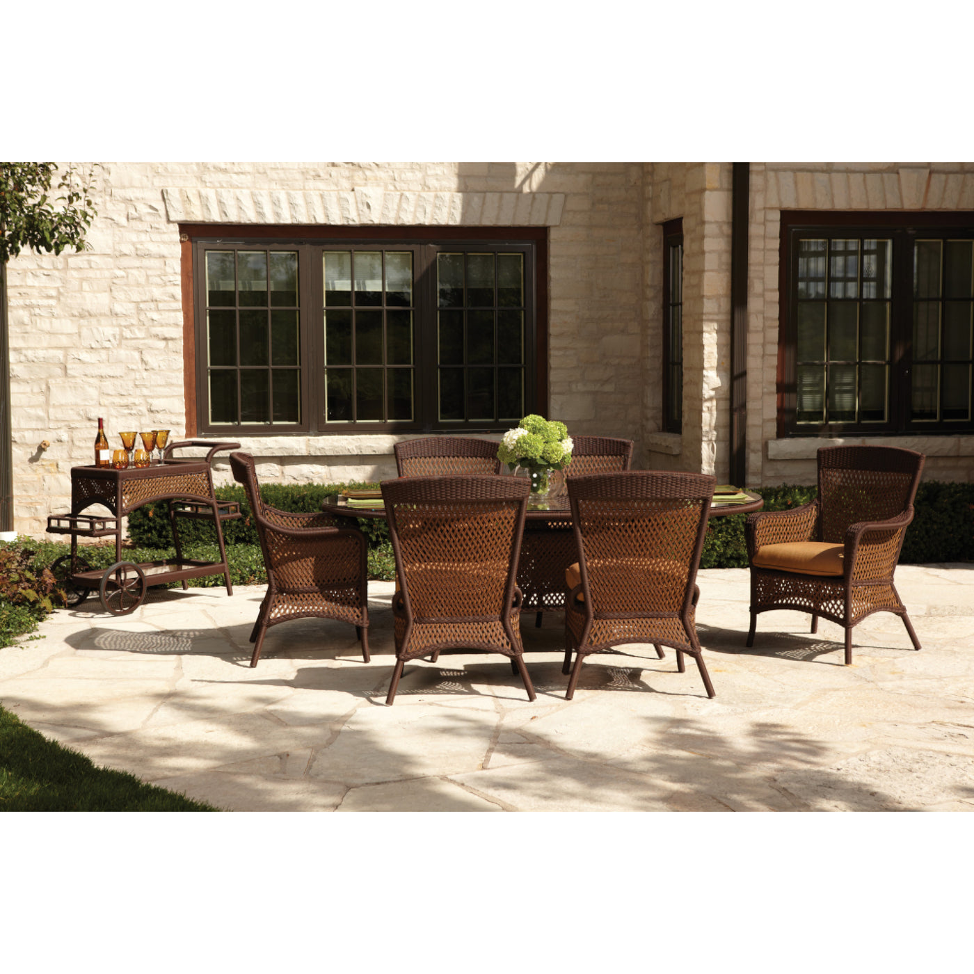 Lloyd Flanders Grand Traverse Bar Cart — Bespoke Patio